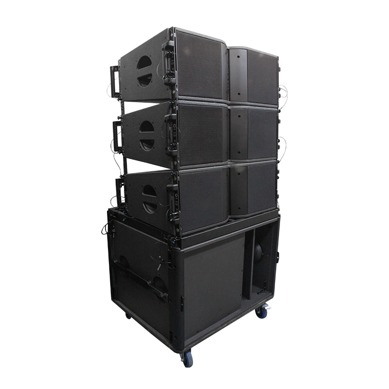 Double 10 Inch Line Array with 18 Inch Powered Audio System from China ...